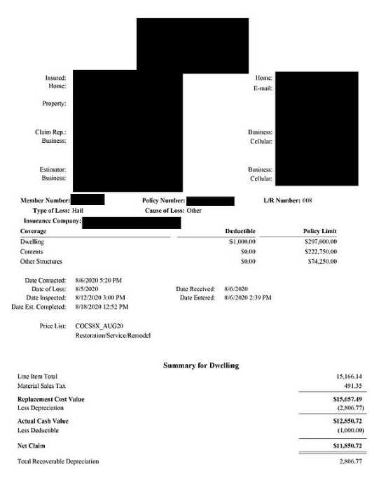 How To Read Your Insurance Claim Document: The Front Page